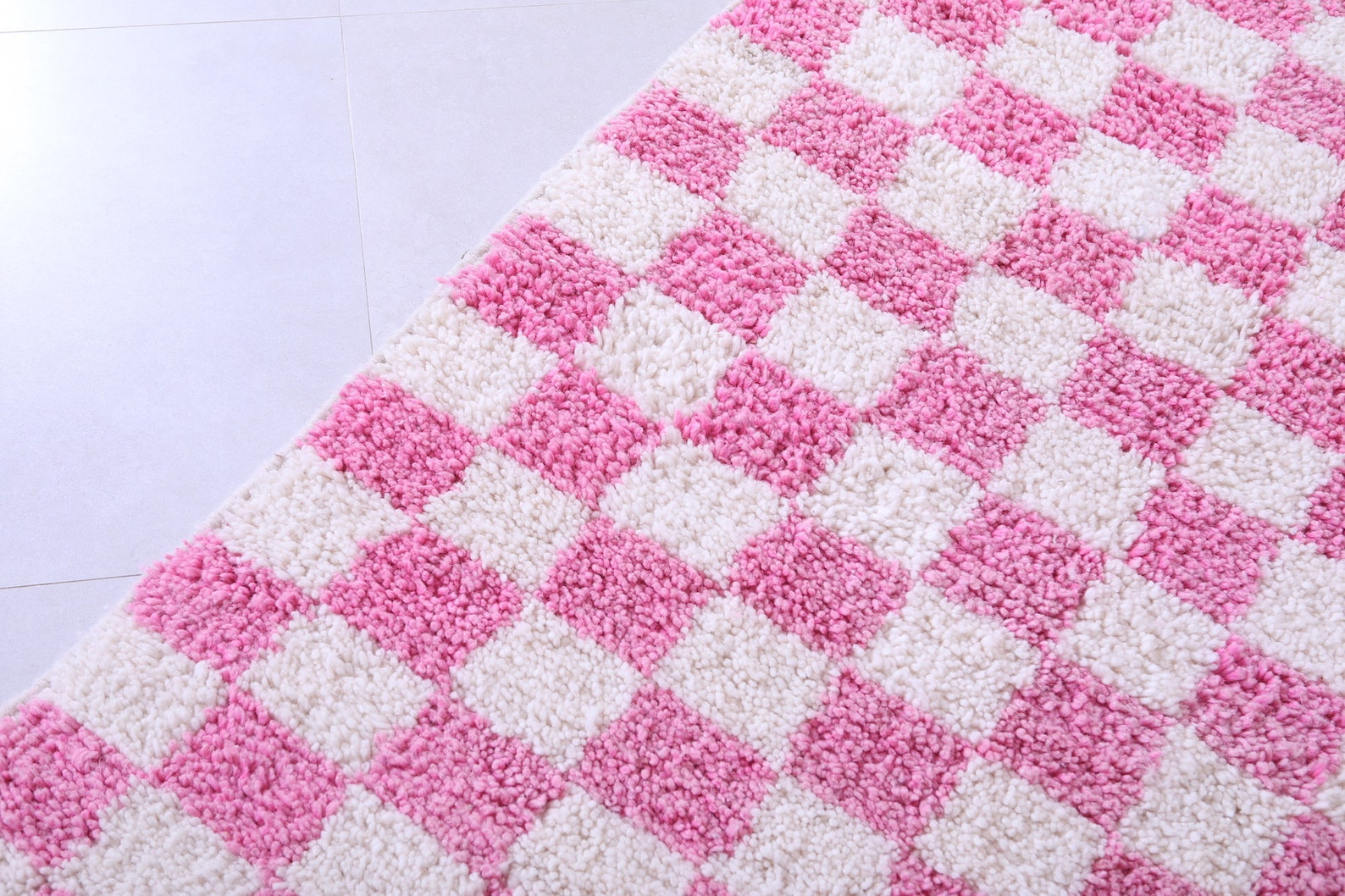 Moroccan Rug Pink Checkered Pink Rug Pink Rug Pink - Etsy