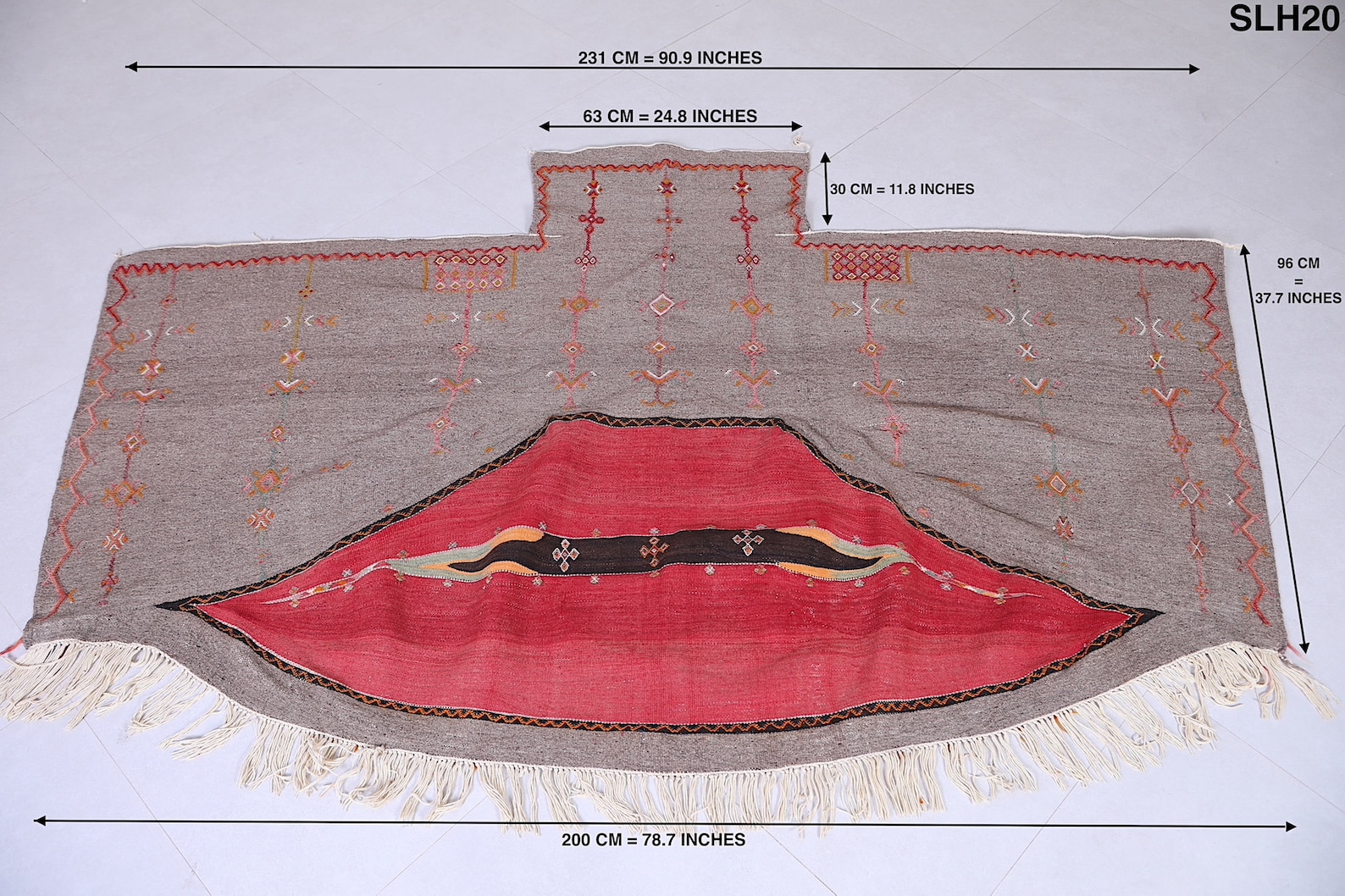 Gray Burnous Berber Burnous Berber Cape Moroccan Burnous | Etsy