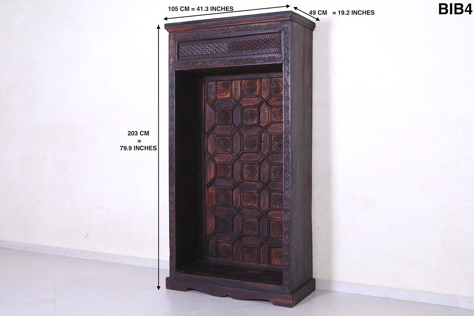 Wooden Library Handmade Library Wooden Bookshelf Home - Etsy