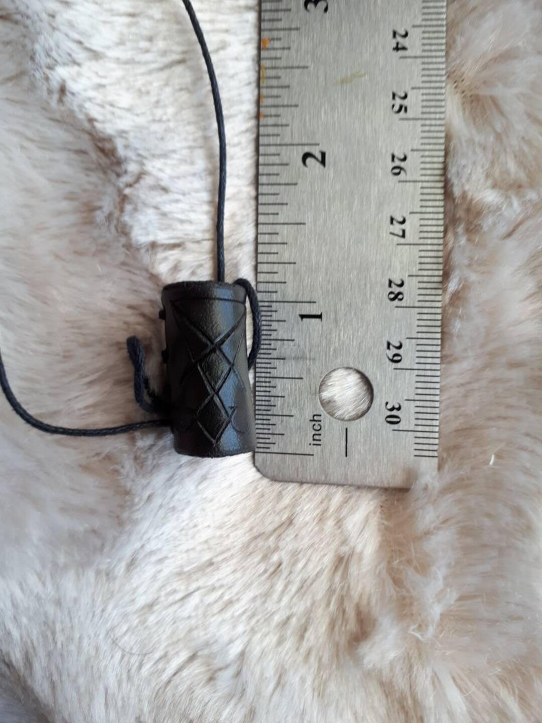 Luciferian Sigil Black Leather Beard and Hair Cuff - Etsy