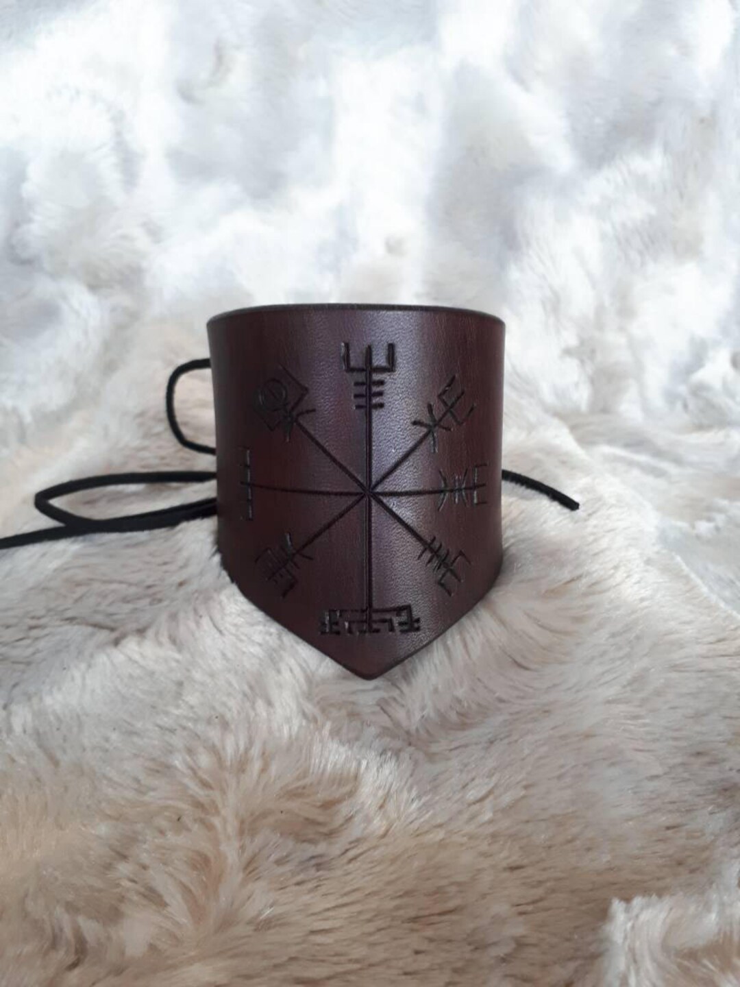 Leather Norse Viking Wrist Cuff - Etsy Canada