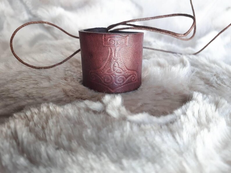 Leather Hair or Beard Cuff - Etsy