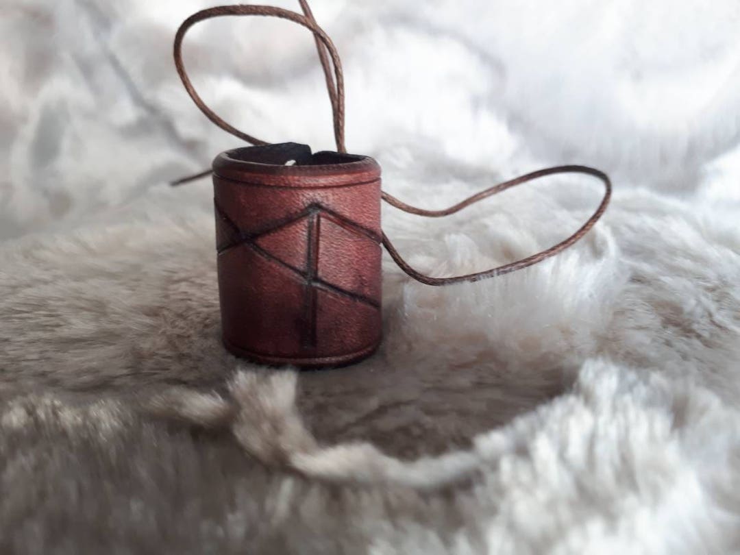 Leather Rune Beard Cuff - Etsy