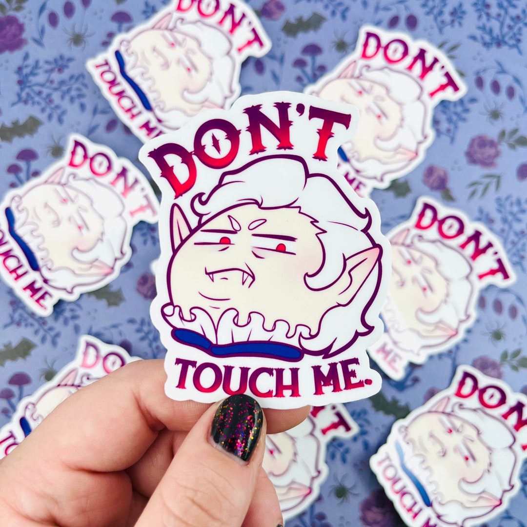 Astarion Don't Touch Me Sticker - Etsy