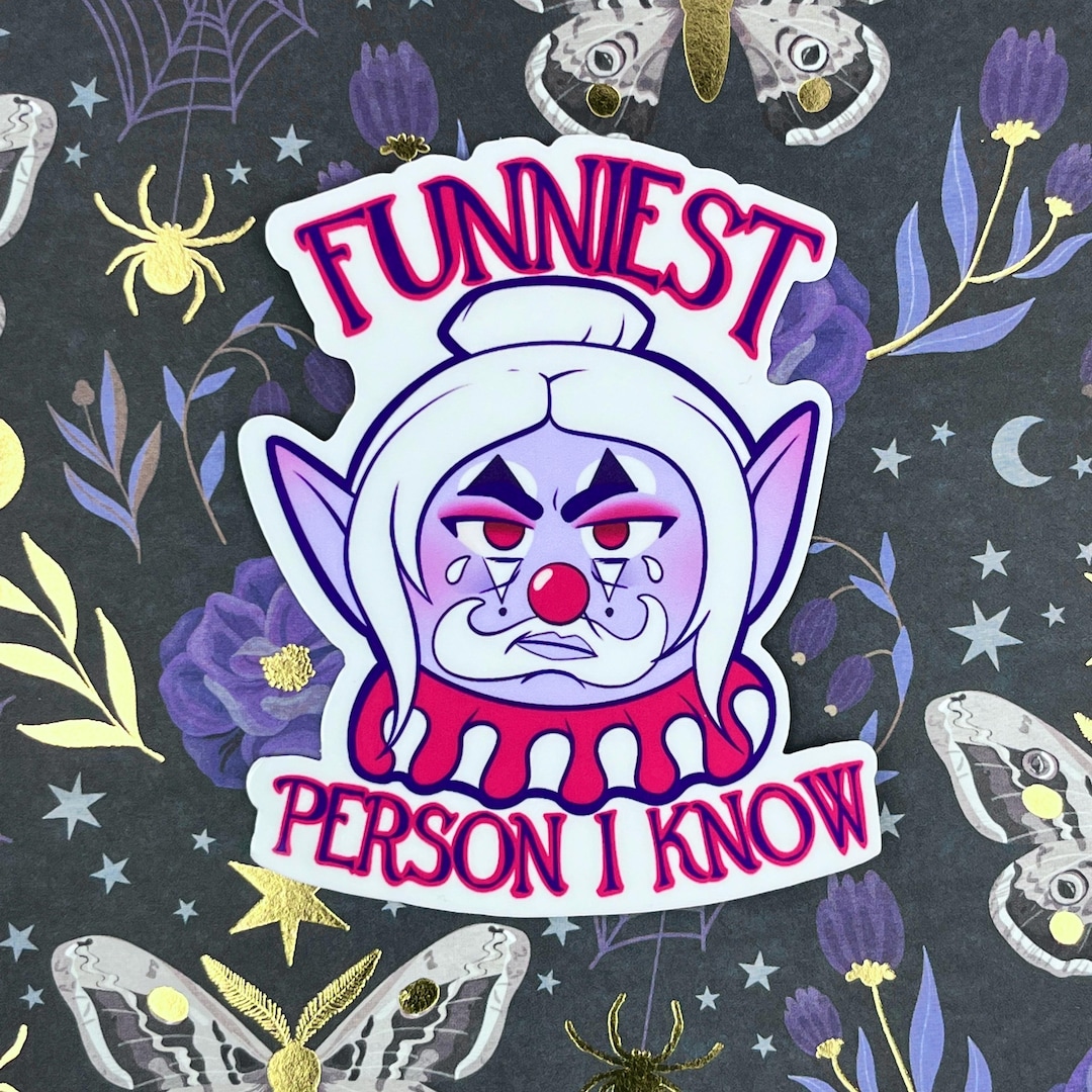 Minthara Funniest Person I Know Sticker - Etsy