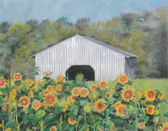 Art Prints Barn Art Wall Art Custom Artwork Farm Art Farm | Etsy
