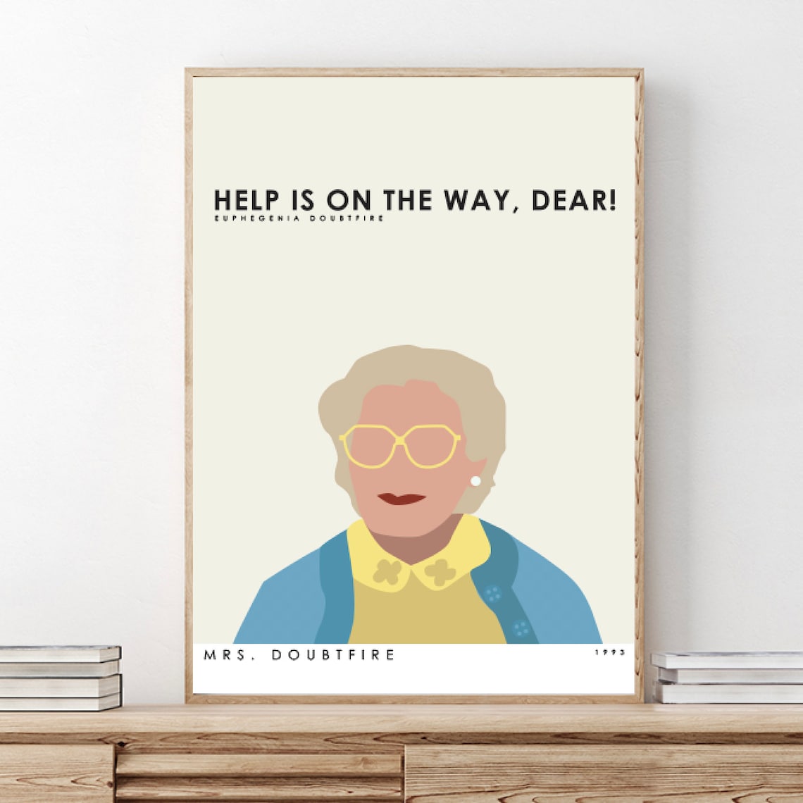 MRS. DOUBTFIRE // Help is on the Way, Dear - Etsy