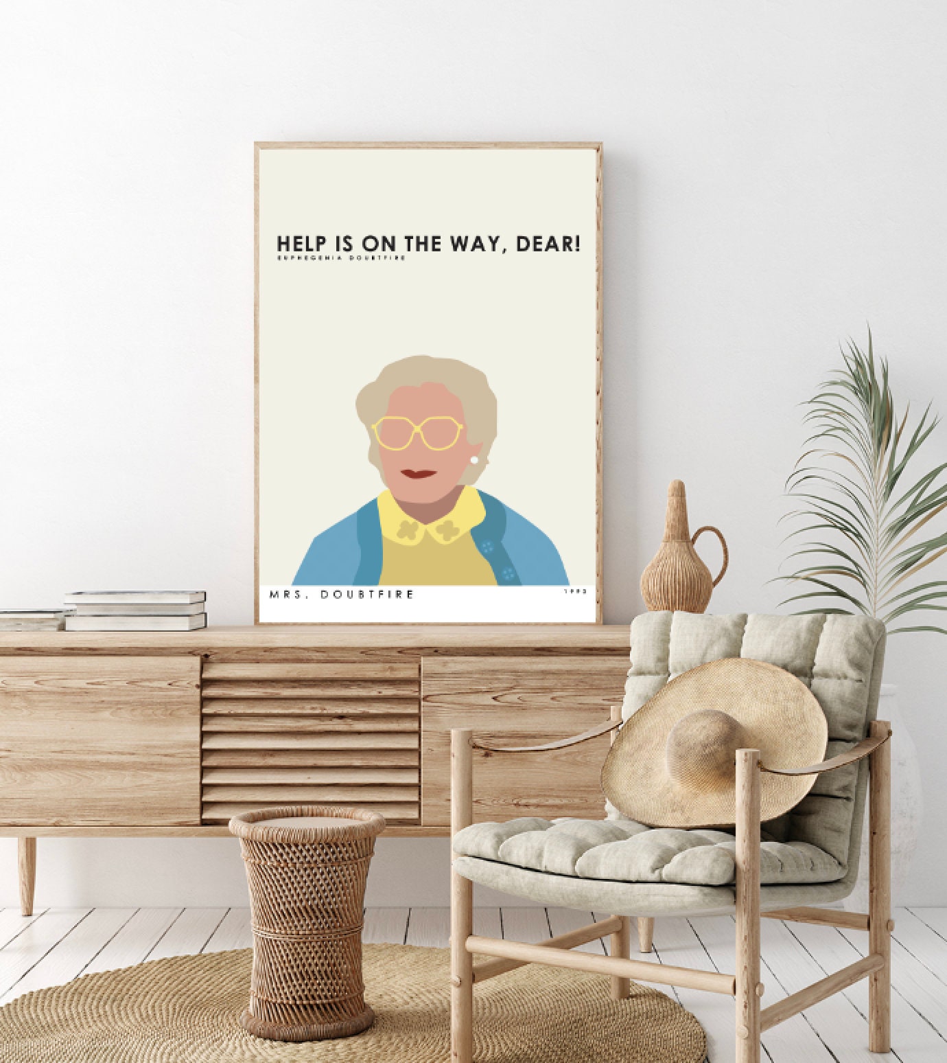MRS. DOUBTFIRE // Help is on the Way, Dear! - Etsy