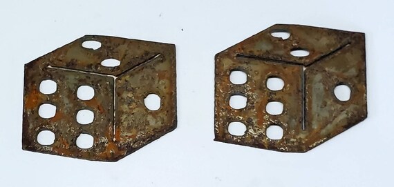 Lote Set de 2 Rusty 3 pulgadas Dice Shapes Poker Game DnD - Etsy España