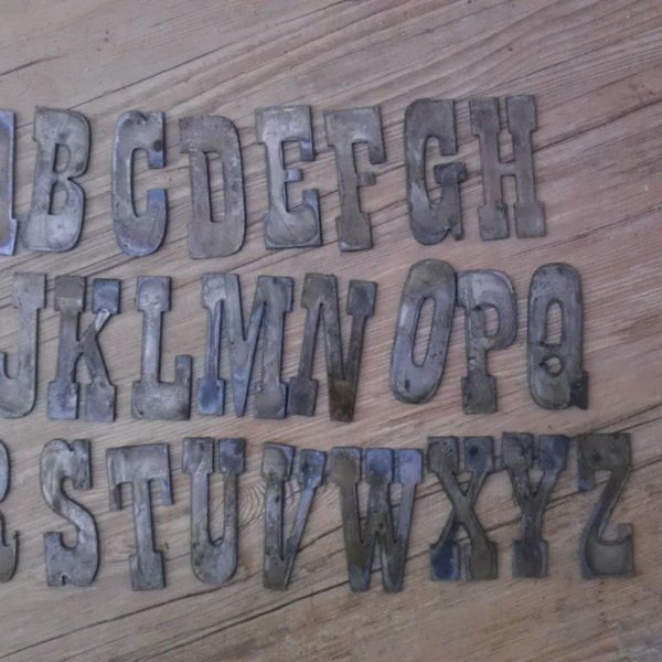 Vintage Wall Letters - Etsy