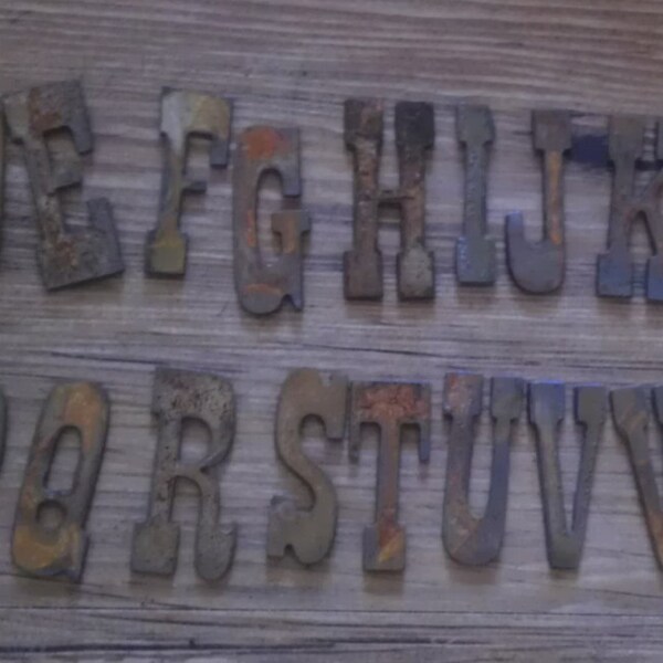 Metal Letters - Etsy