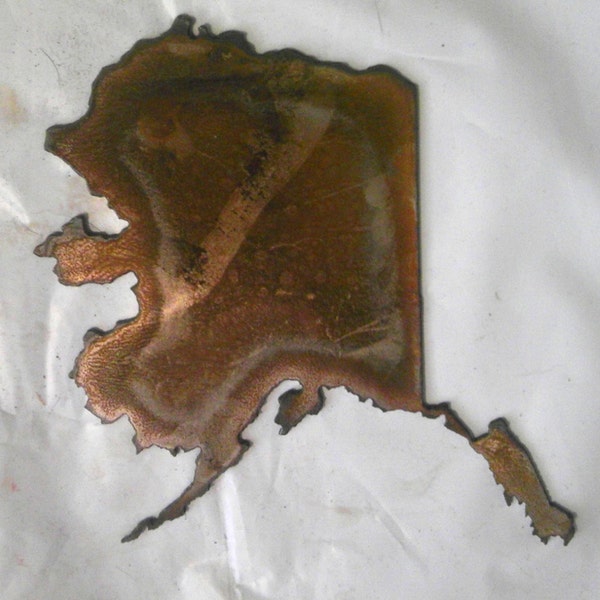 Alaska Metal Wall Art - Etsy