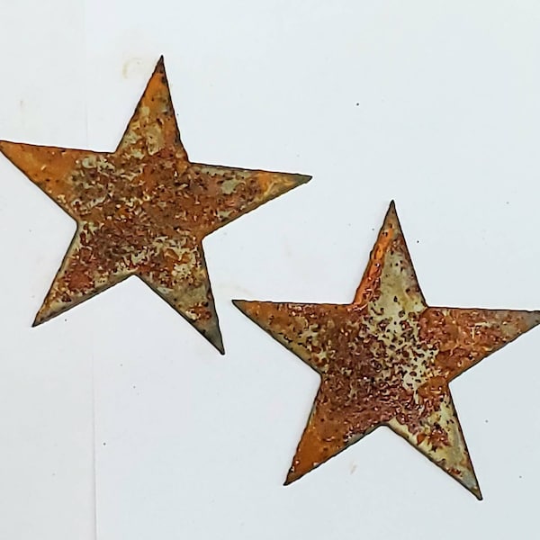 Rustic Metal Stars - Etsy