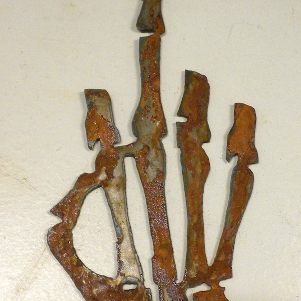 Skeleton Hand Flipping Bird - Etsy