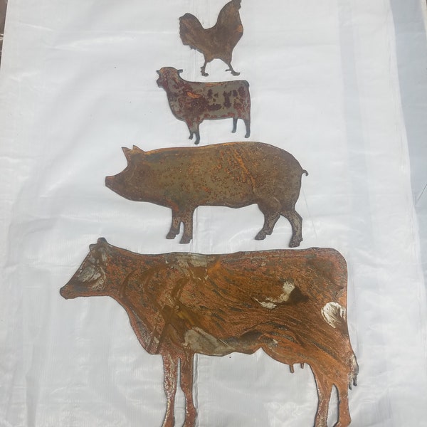 Metal Farm Art - Etsy