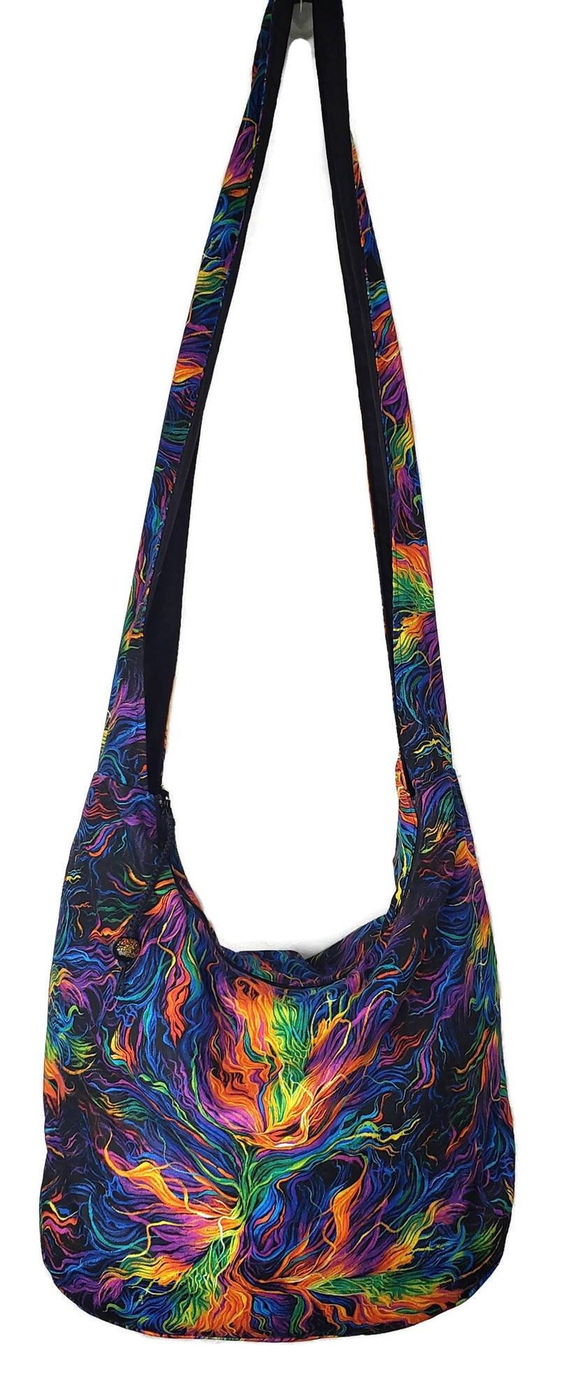 Rainbow Purse Rainbow Hobo Bag Painted Horse Hobo Bag | Etsy