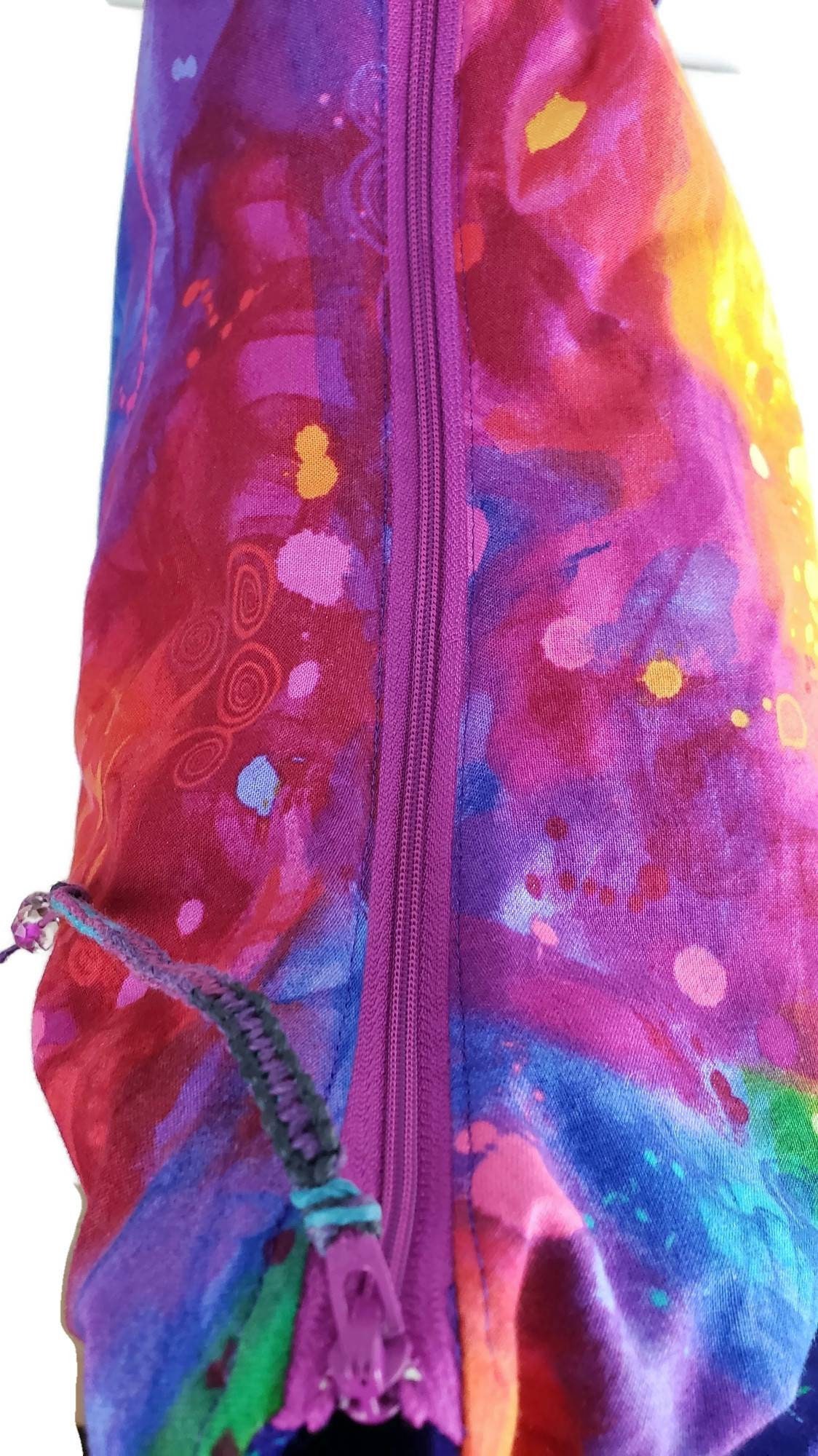 Rainbow Hobo Bag Hobo Bag With Zipper Rainbow Purse Hippie | Etsy