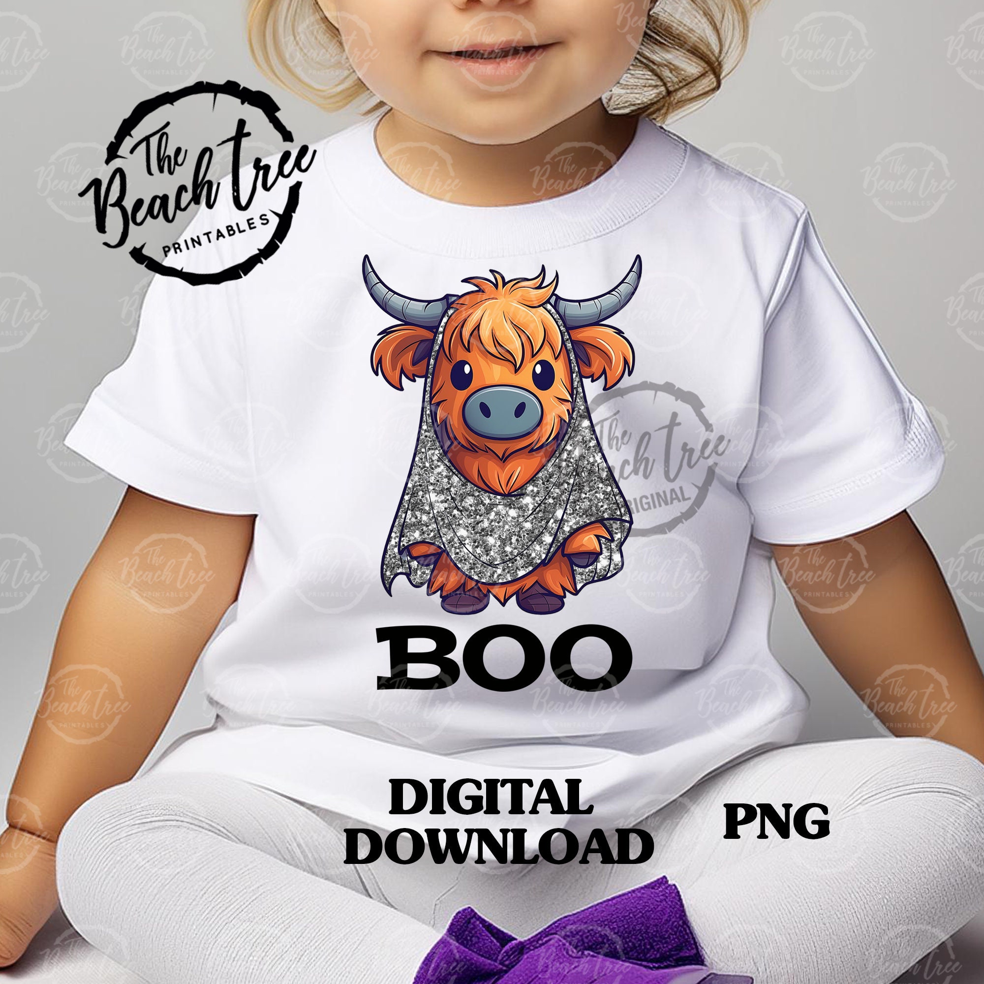 Cow Ghost PNG, Boo PNG, Highland Cow PNG, Cow Png, Halloween Cow Png ...