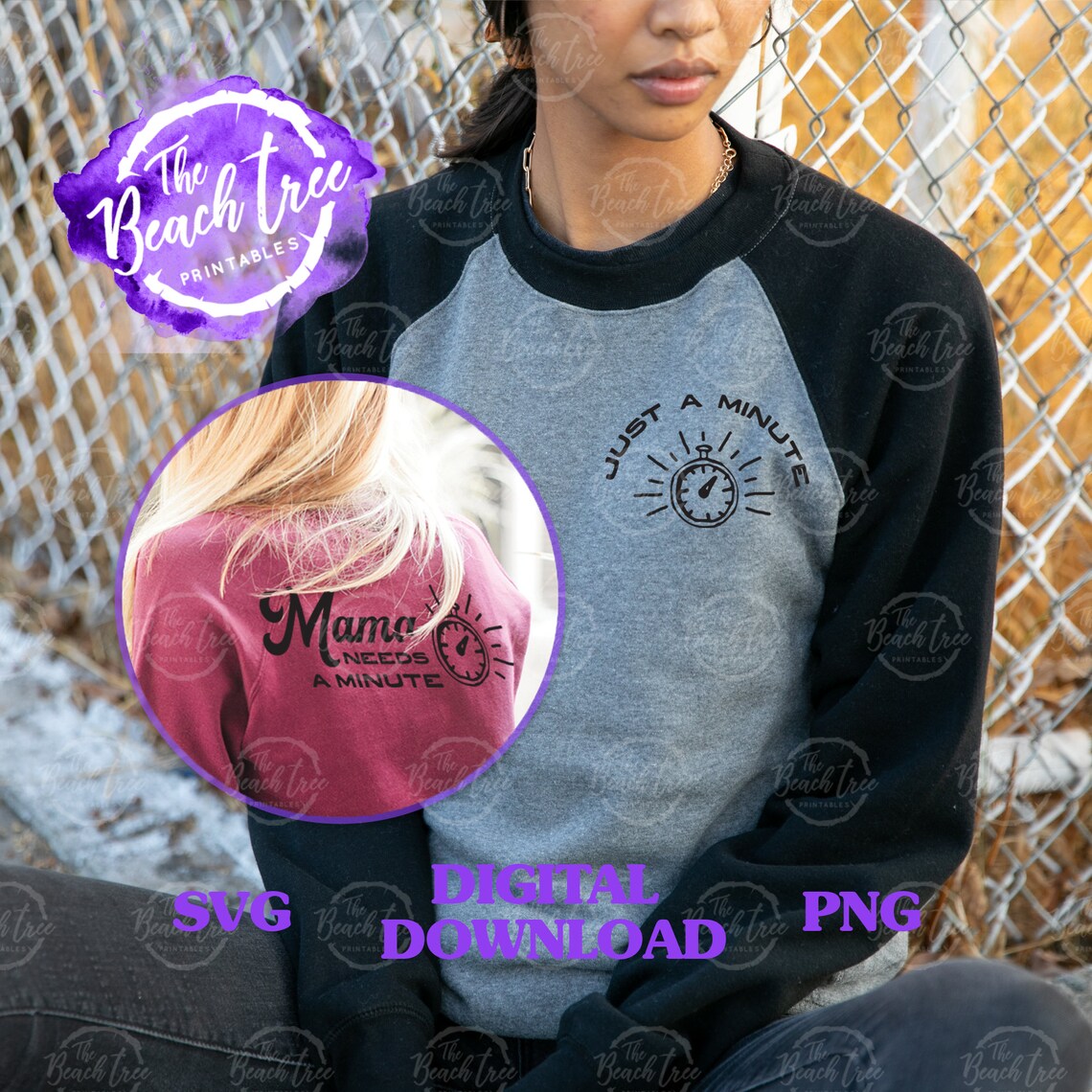 Mama Needs A Minute SVG and PNG Mom Needs a Time Out Shirt Design for ...