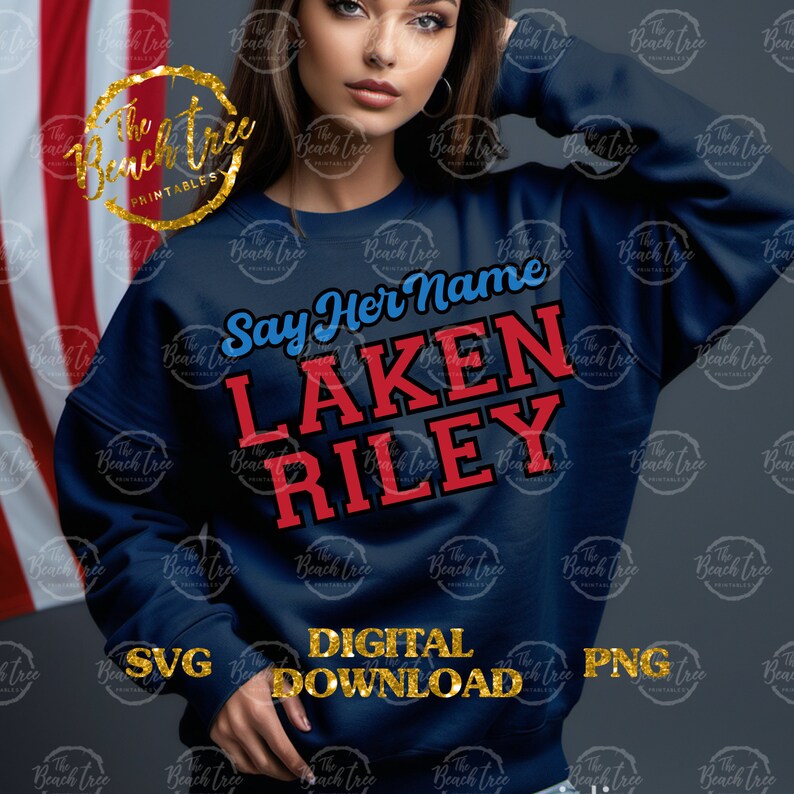 Laken Riley Svg, Say Her Name Laken Riley Png, Laken Riley Memorial ...