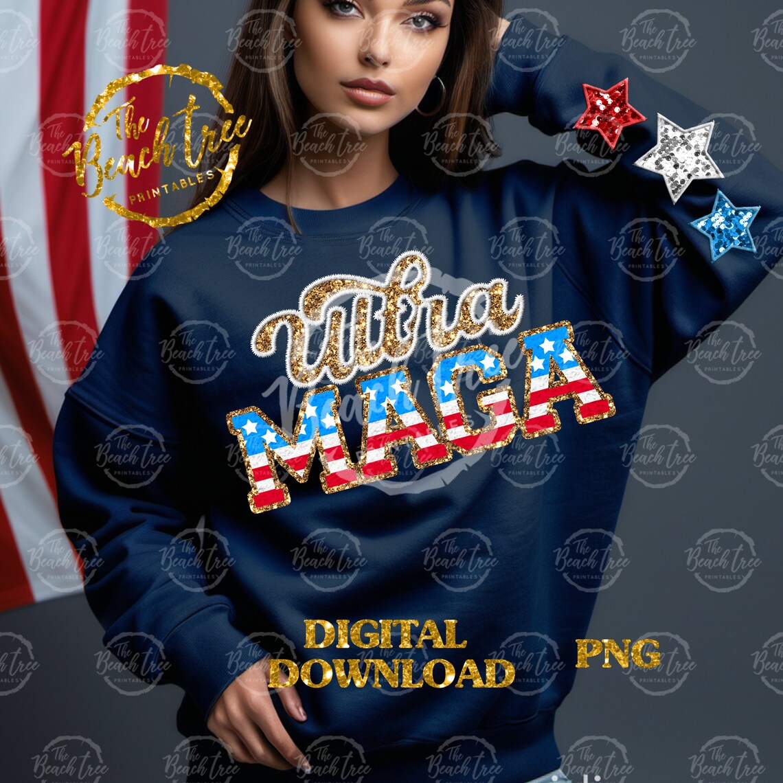 Chenille Lettering Ultra MAGA Png, Ultra Maga, Trendy Election Png ...