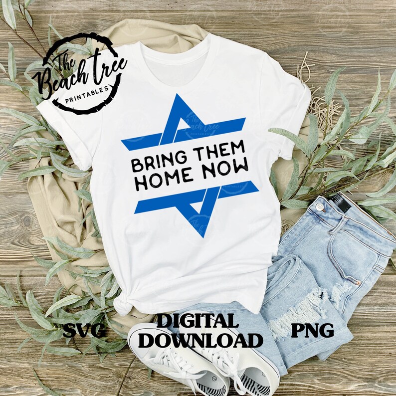 Bring Them Home Now Svg, Bring Them Home Tshirt, Pray for Israel Svg ...