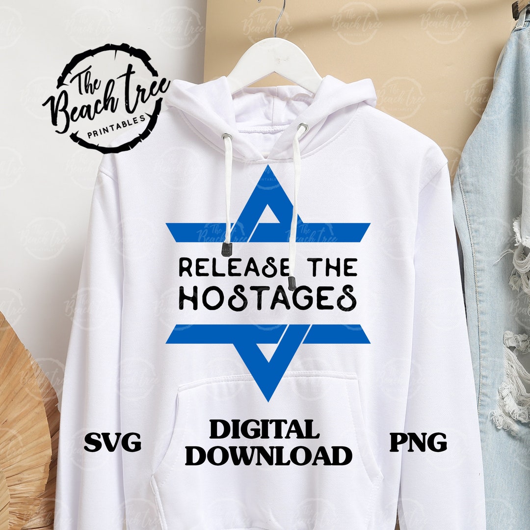 Release the Hostages Svg, Release the Hostages Tshirt, Israel, Israel ...