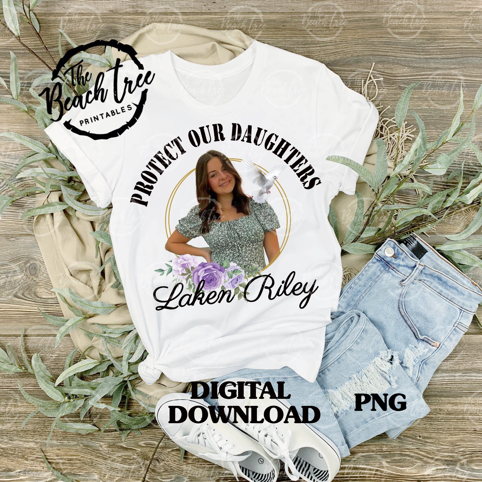 Laken Riley Png, Protect Our Daughters Png, Laken Riley Memorial Shirt ...