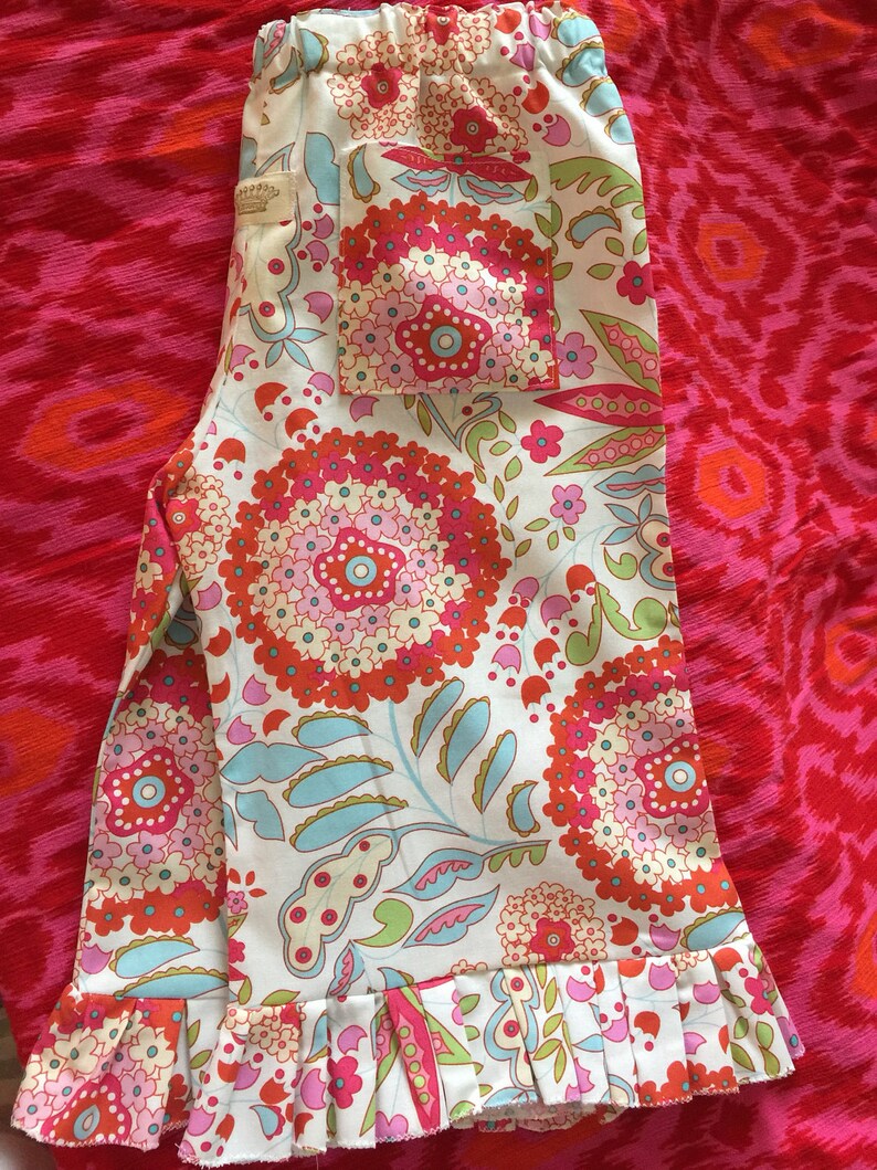 Springtime Ruffle Pants | Etsy