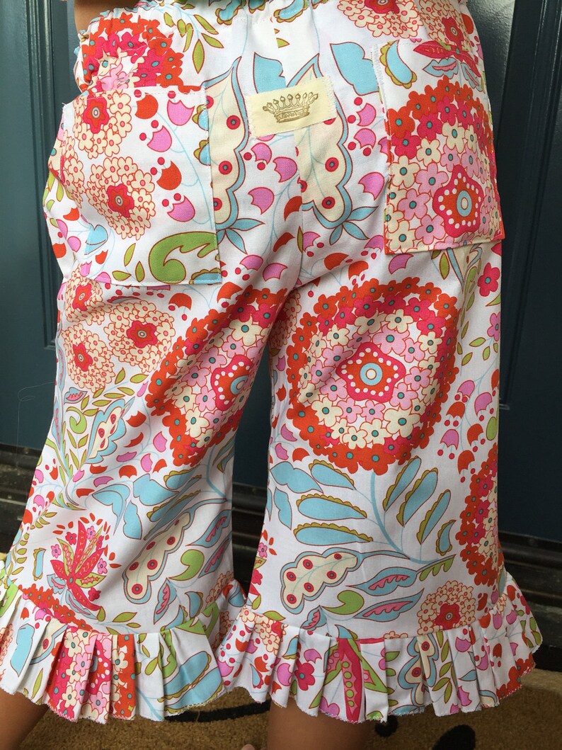 Springtime Ruffle Pants | Etsy