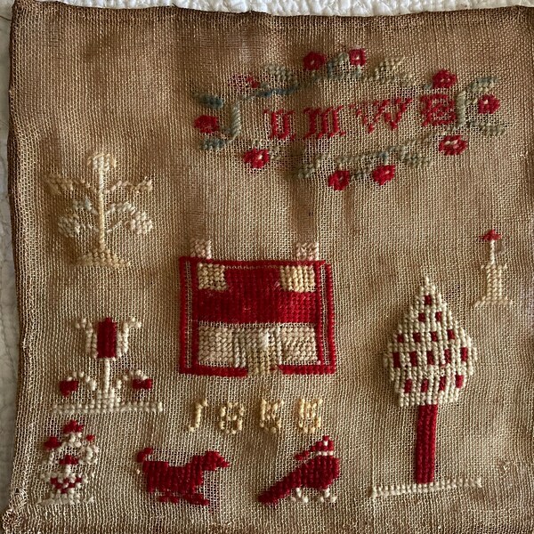 Antique Sampler - Etsy