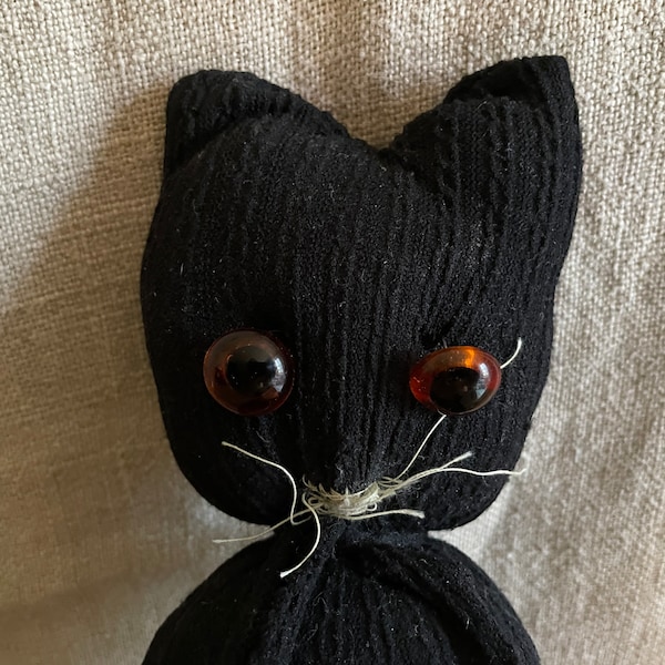 Antique Stuffed Cat - Etsy
