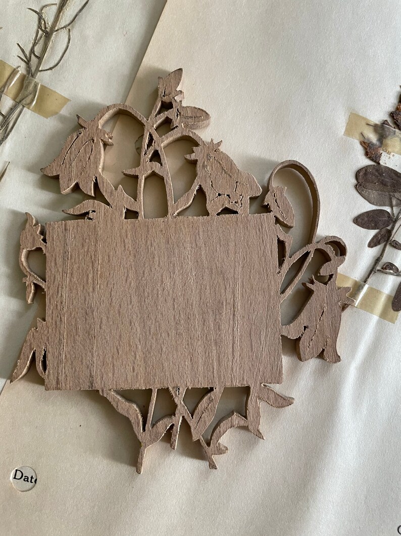 Antique French Flower Place Card - Etsy