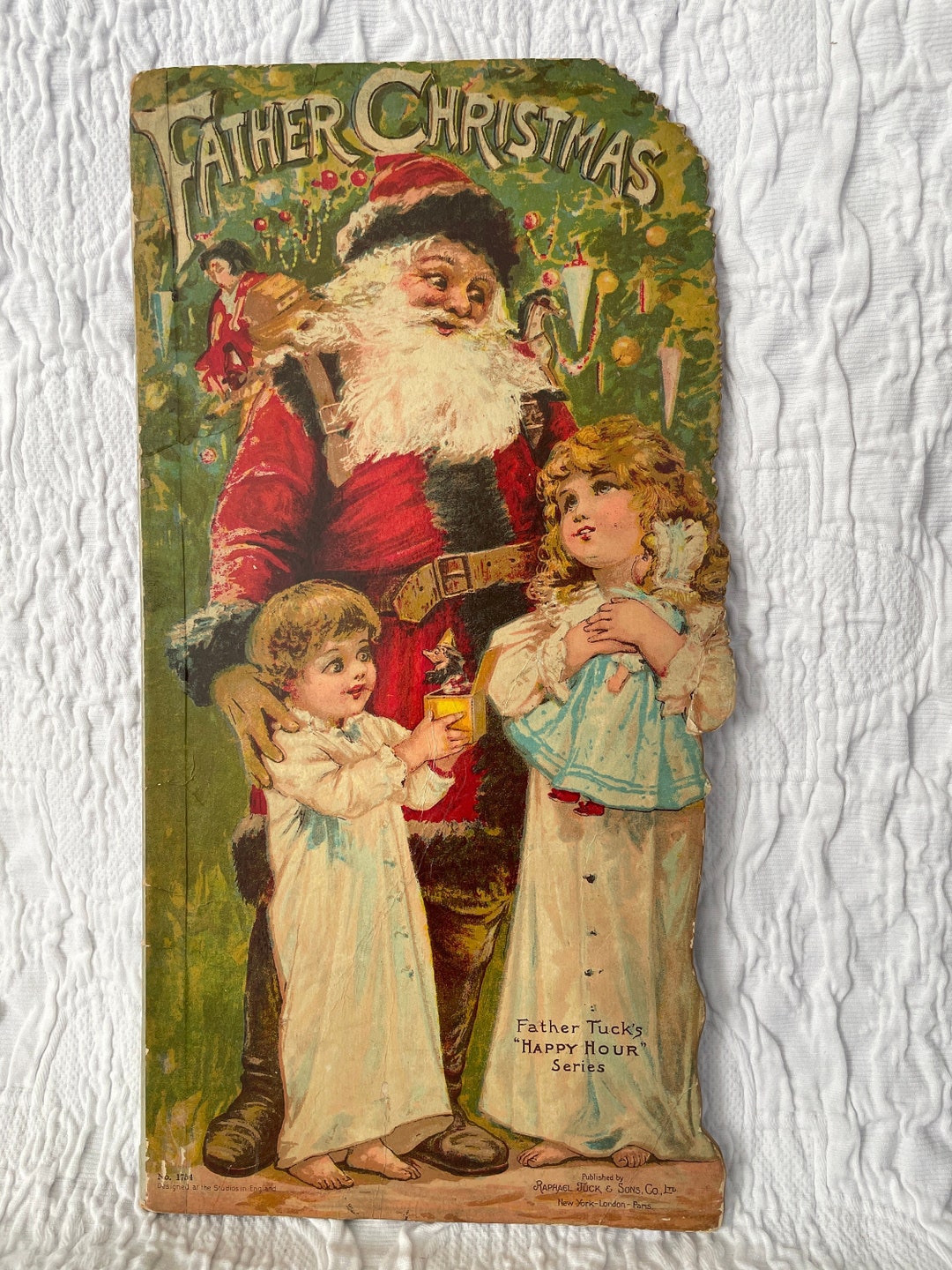 Antique Father Christmas Book - Etsy