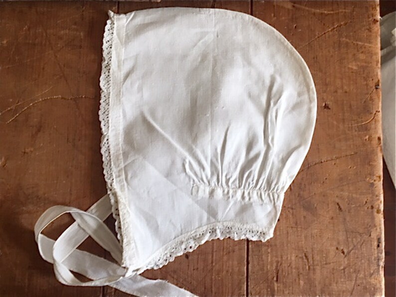 Antique Quaker Young Girl's Night Cap | Etsy