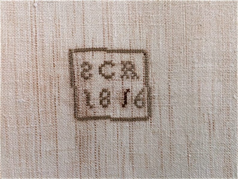 Antique Linen Sheet - Pennsylvanina Quaker Provenance - Etsy
