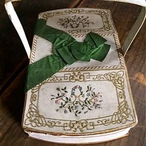 Antique Decorated Paper Box - Pre-civil War - Etsy