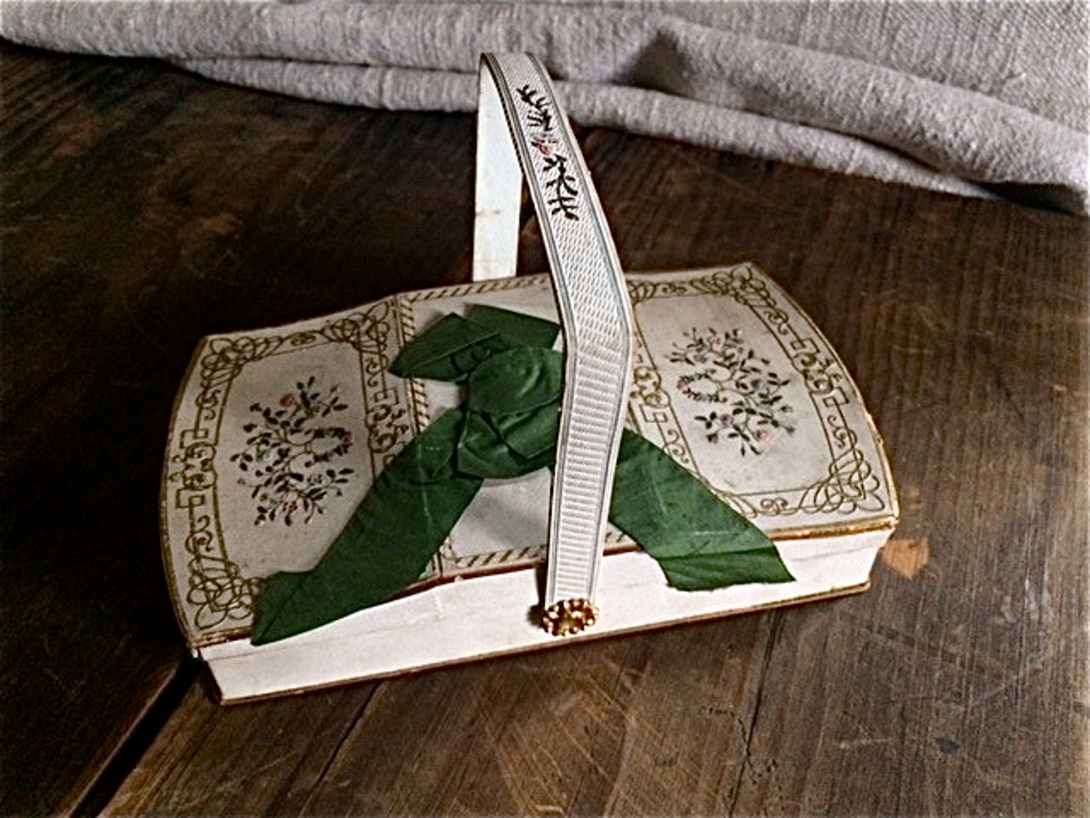 Antique Decorated Paper Box Pre-civil War - Etsy