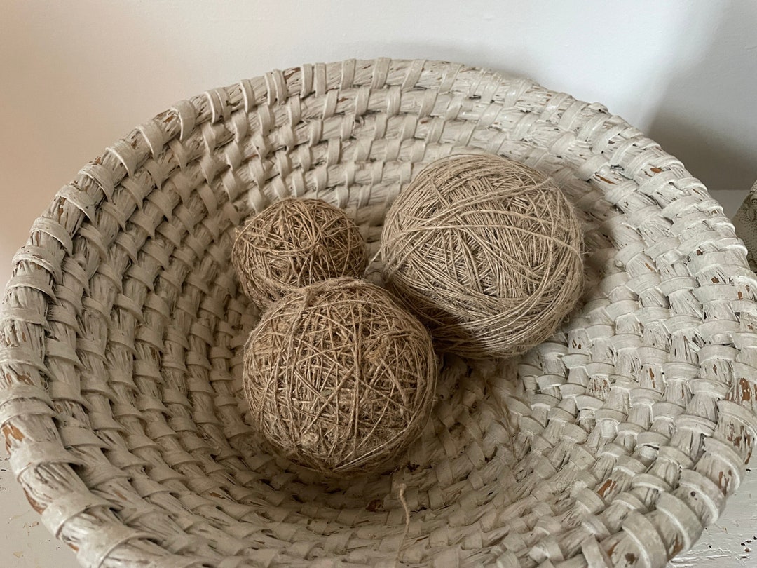 Antique Linen Thread Balls - Etsy