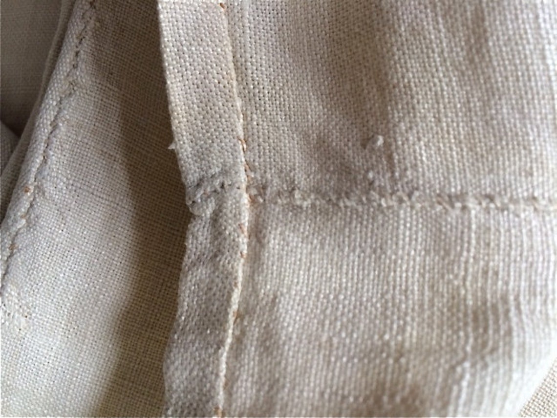 19th C Homespun Linen Sheet | Etsy