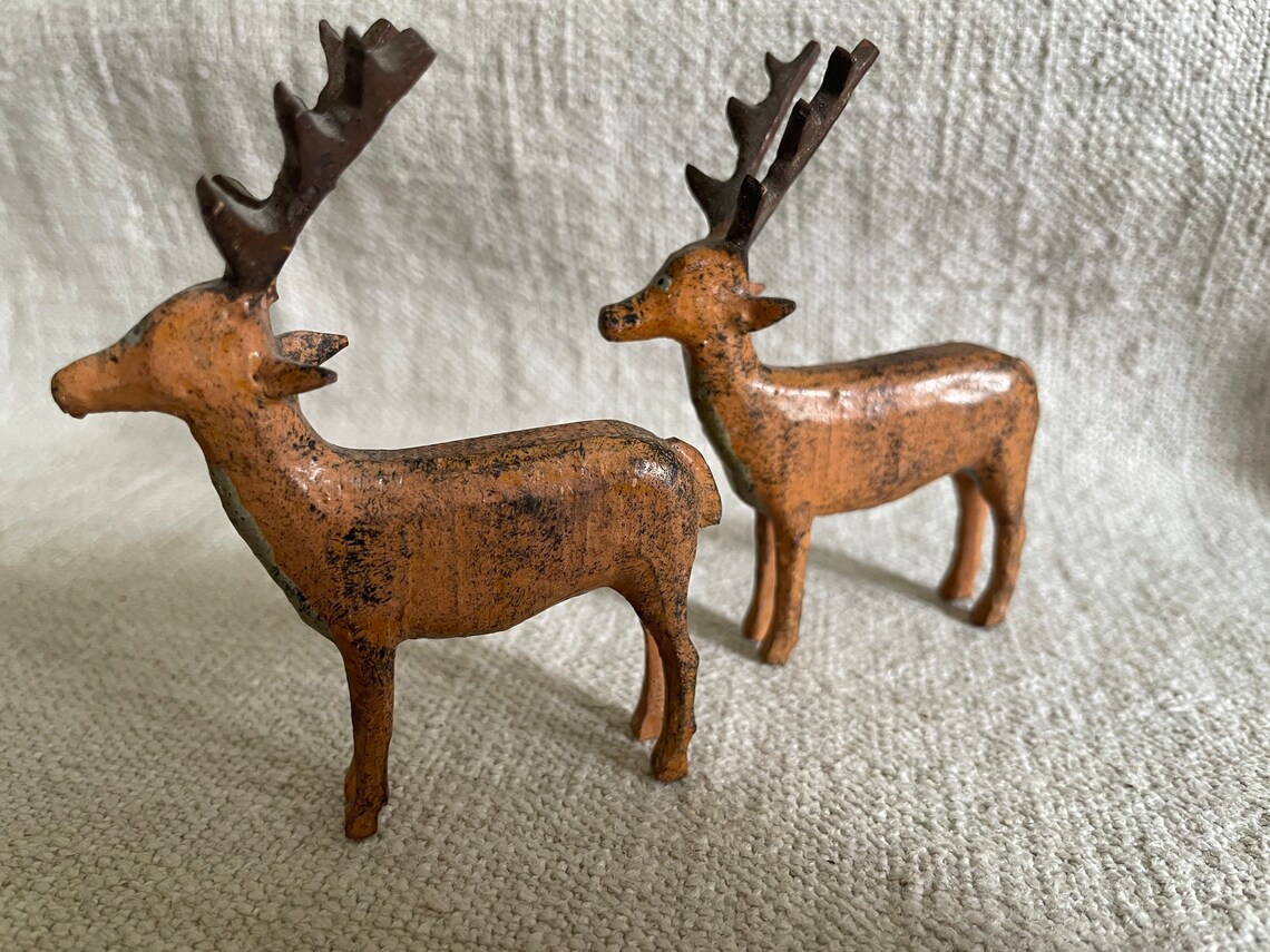Antique Ark Animal Pair - Etsy