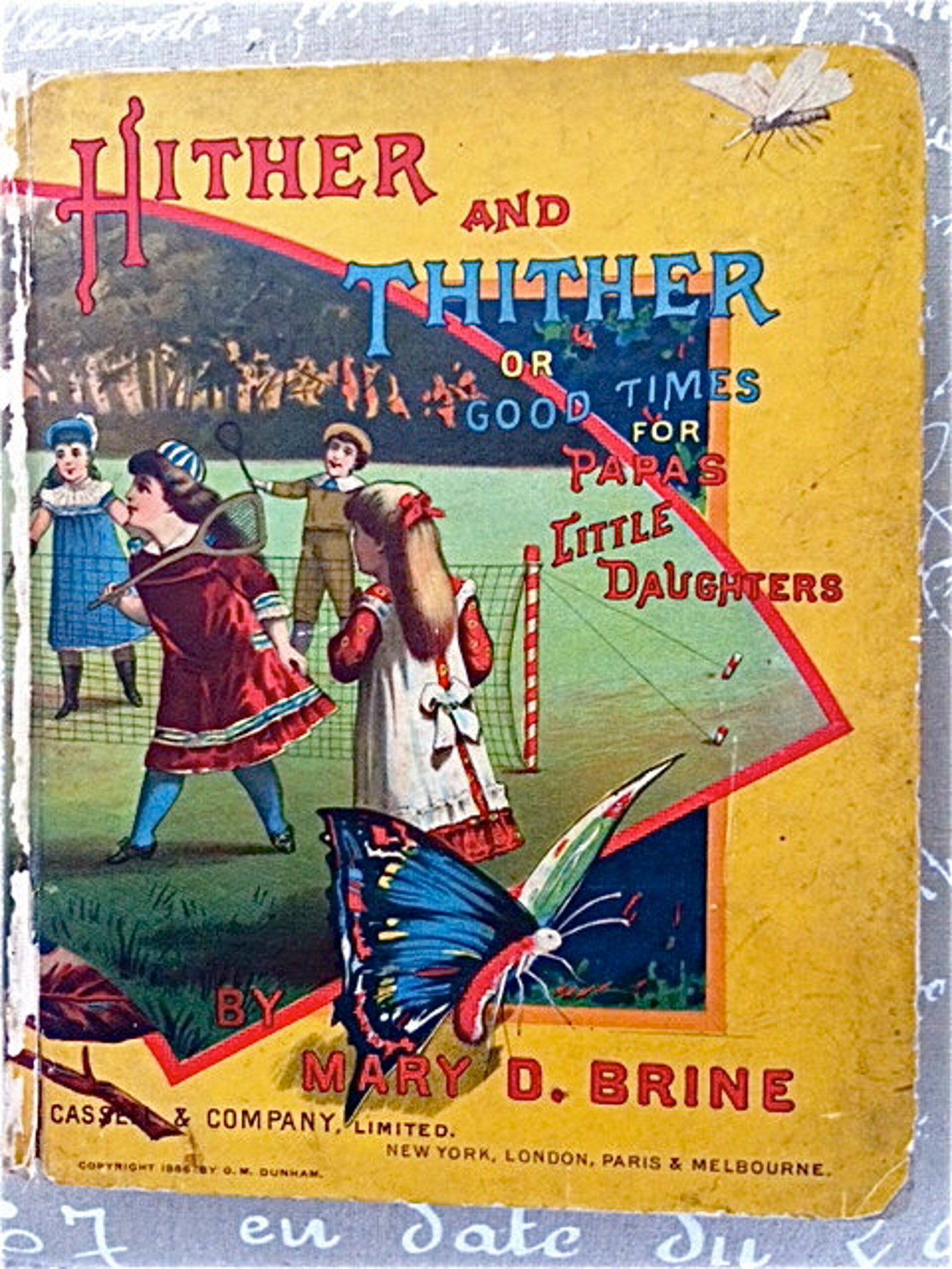 Antique Children's Book Hither and Thither 1886 - Etsy
