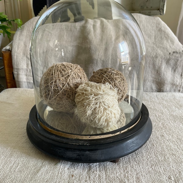 Antique Glass Dome - Etsy