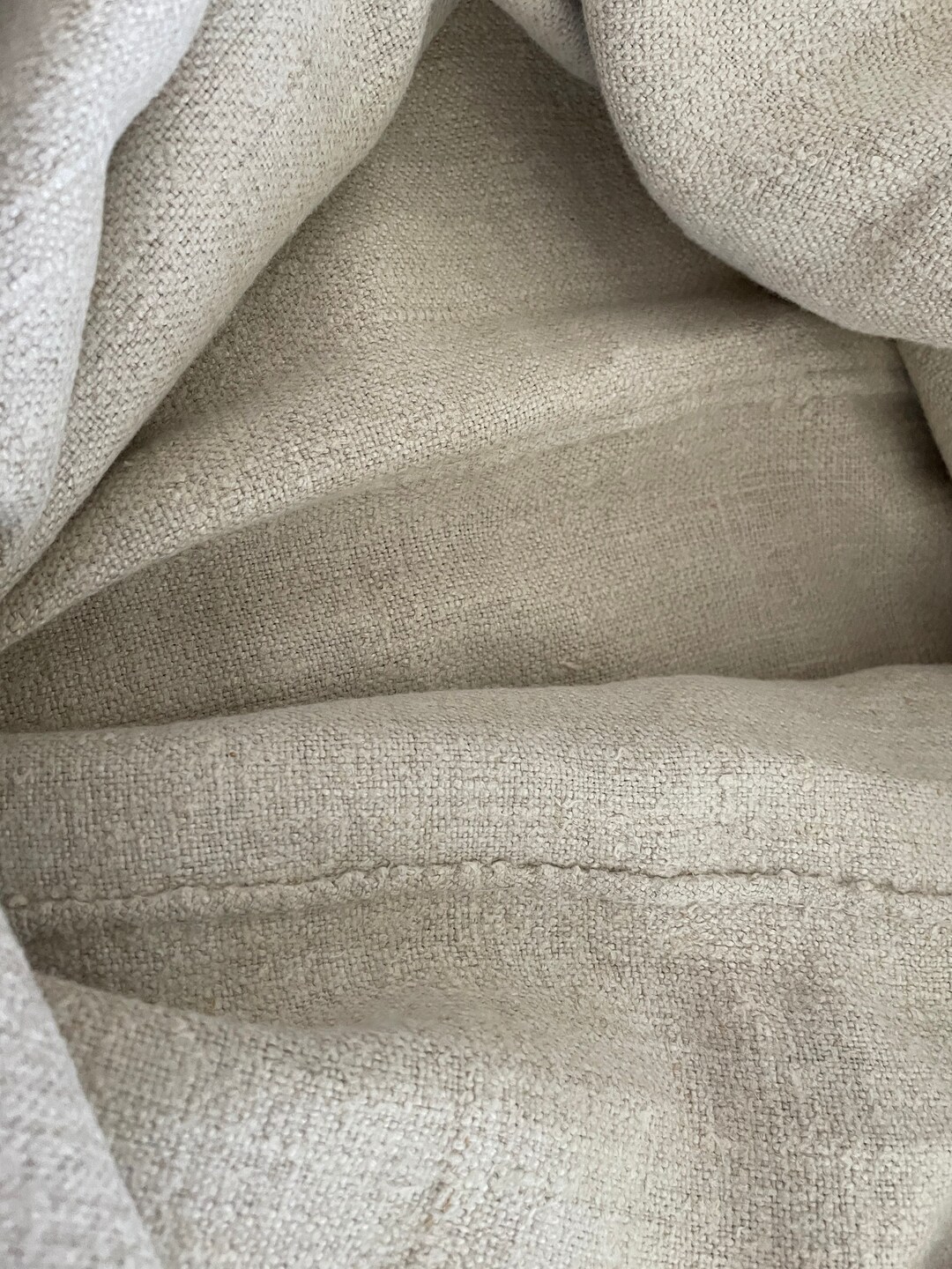 Antique Homespun Tow Linen Bed Sack - Etsy