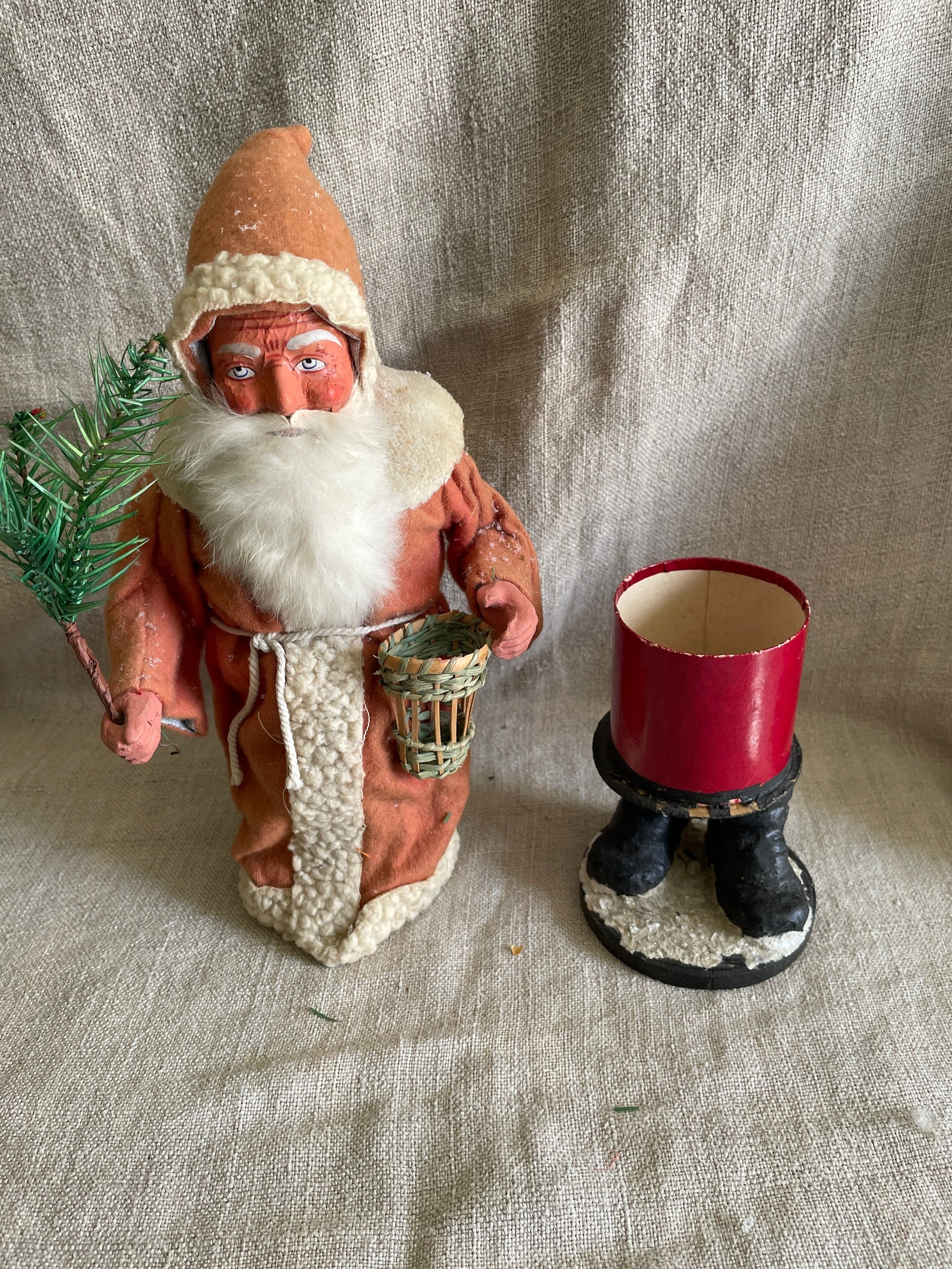 Antique Santa Candy Container 12 Inches Tall - Etsy