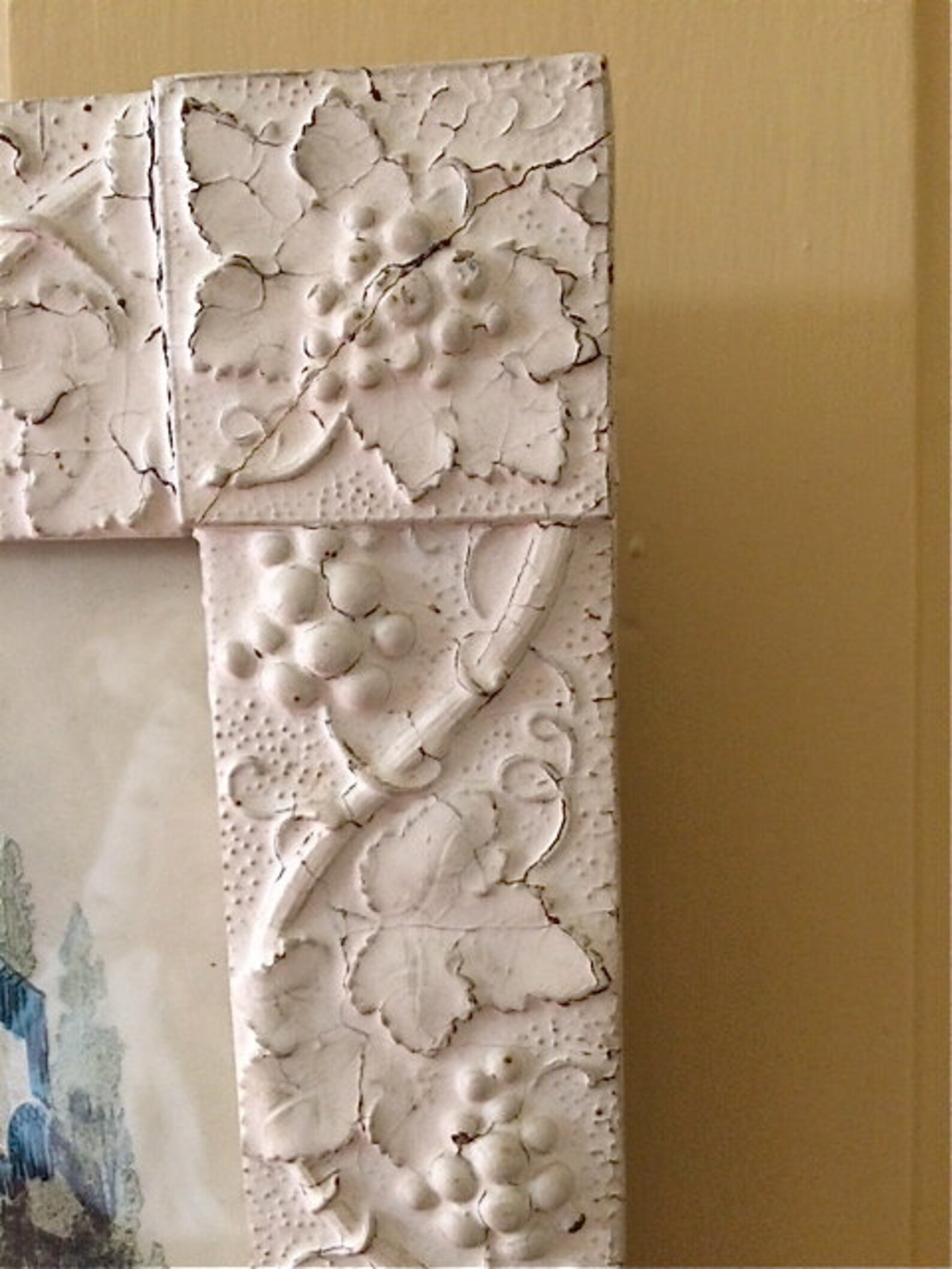 Vintage Victorian Frame With Filigree With French Fashion Print - Etsy