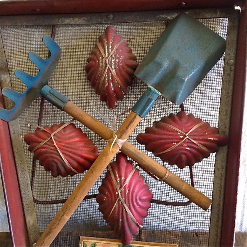 Vintage French Childs Garden Toy Set - Etsy