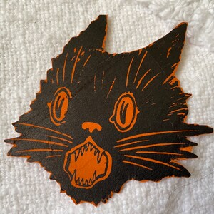 Antique Beistle Cat Head Party Helps Envelope - Etsy