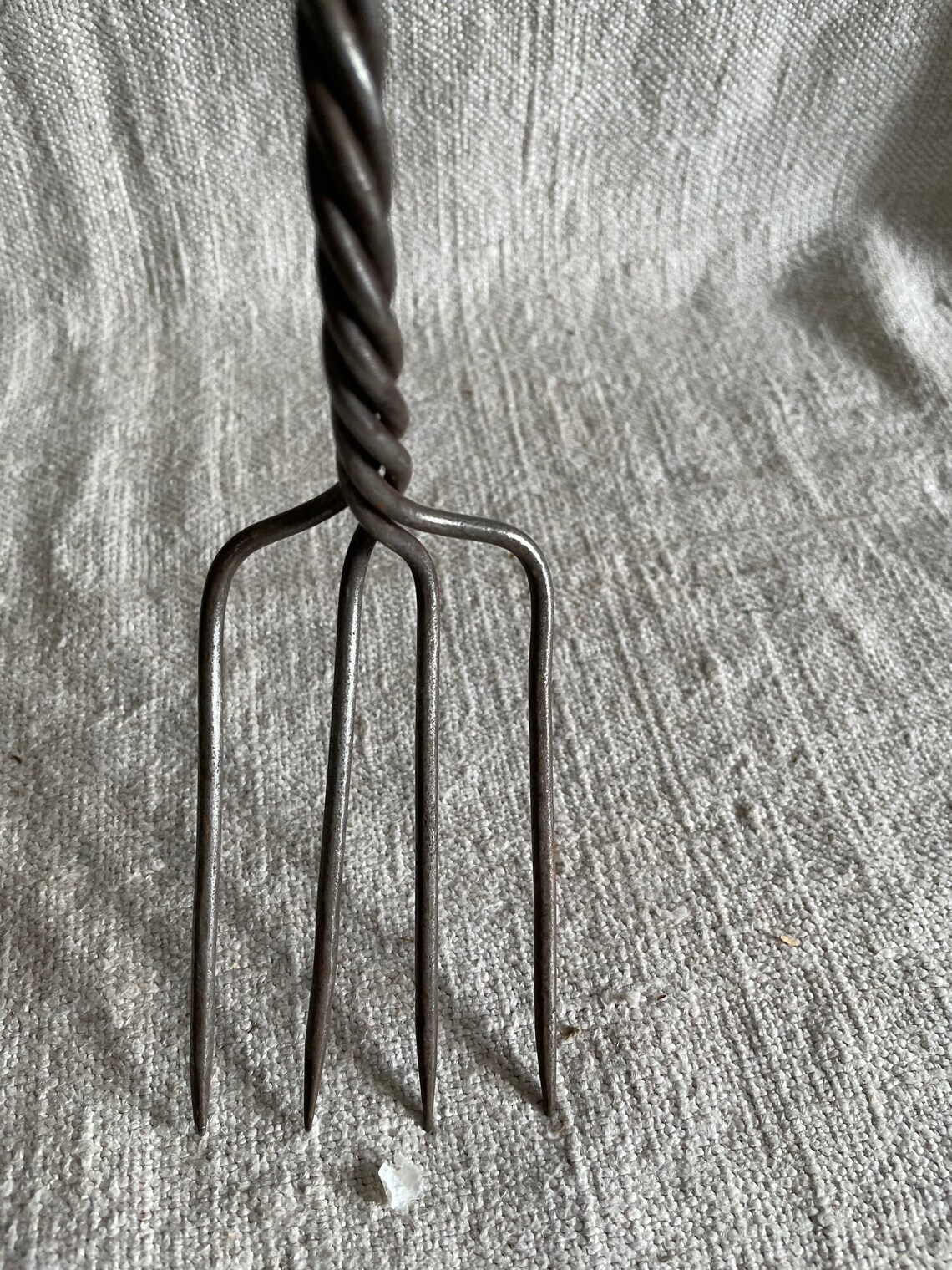 Antique Twisted Wire Fork With Heart - Etsy