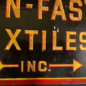 Antique Textile Sign - Etsy